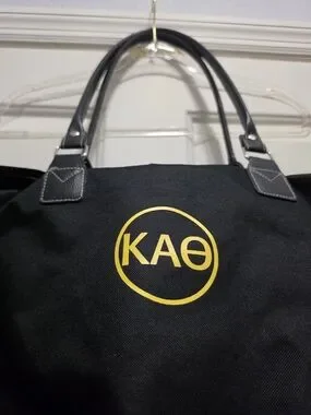 Kappa Alpha Theta | Bags | Kappa Alpha Theta Sorority Black Tote Bag ...